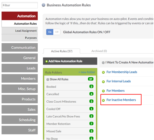Best Practices Create A Past Due Automation Rule Clubready Support