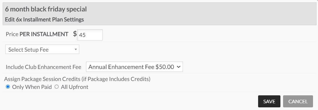 When Session Credits are Added – ClubReady Support