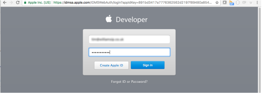 Set up an Apple Developer account – ClubReady Support