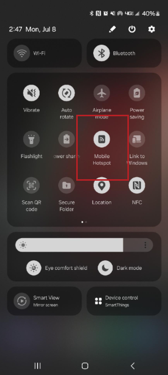 How-to: Setup Hotspot with Ingenico Link 2500 – ClubReady Support
