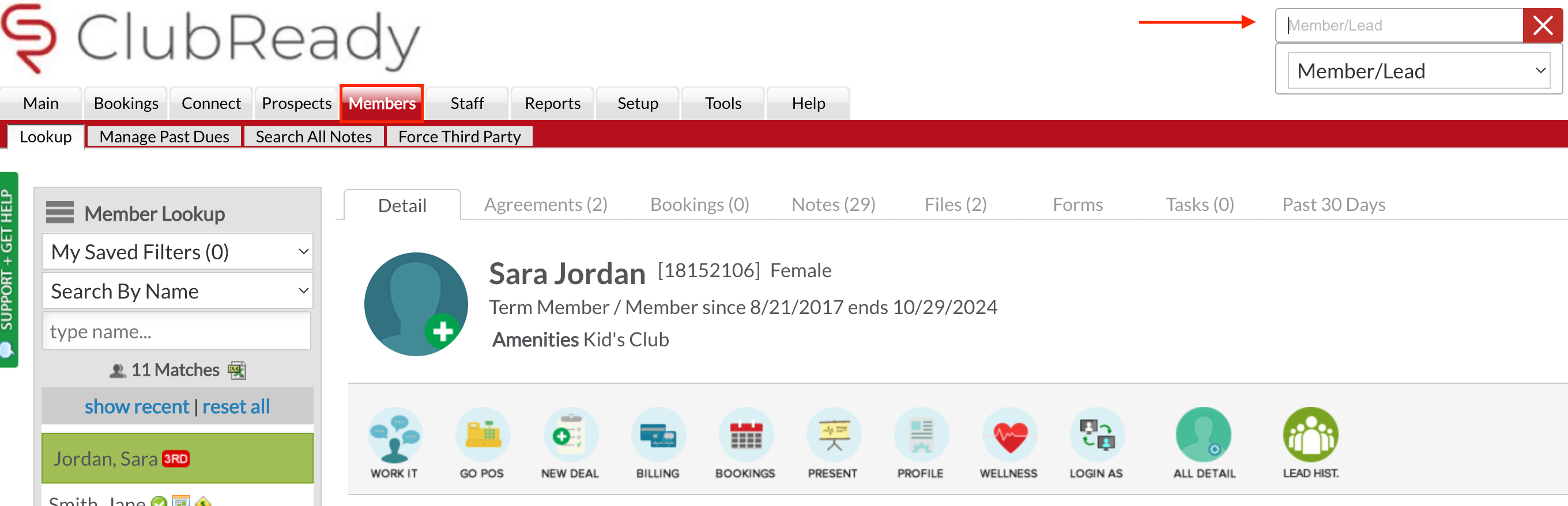 How-to: View Chargebacks in Member Profiles – ClubReady Support