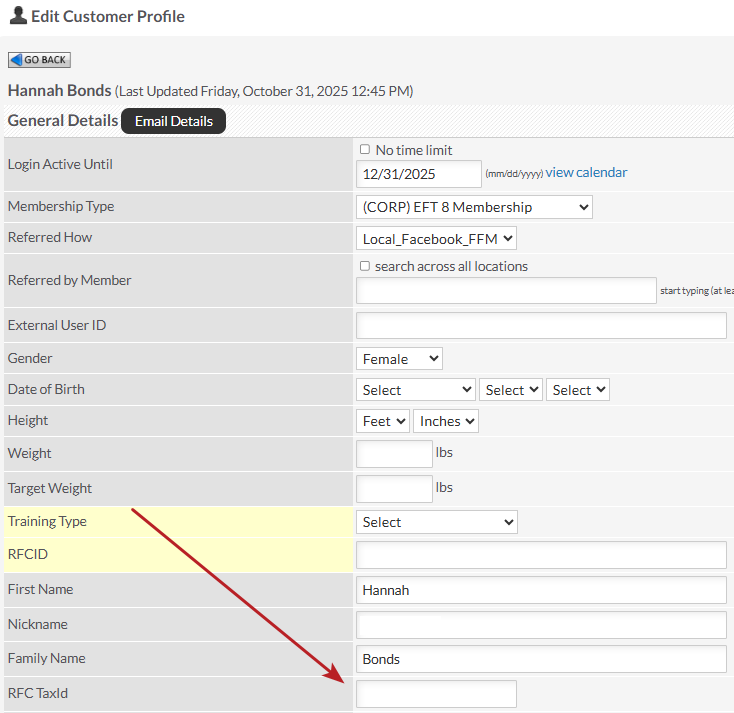 How-to: Add/Edit RFC ID (Registro Federal de Contribuyentes – Mexican ...